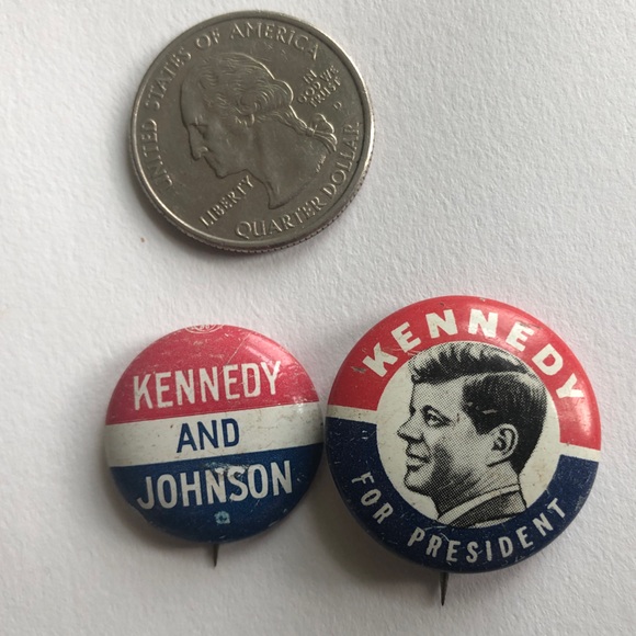 Accessories | Vintage John F Kennedy Buttons Lot Of 2 | Poshmark